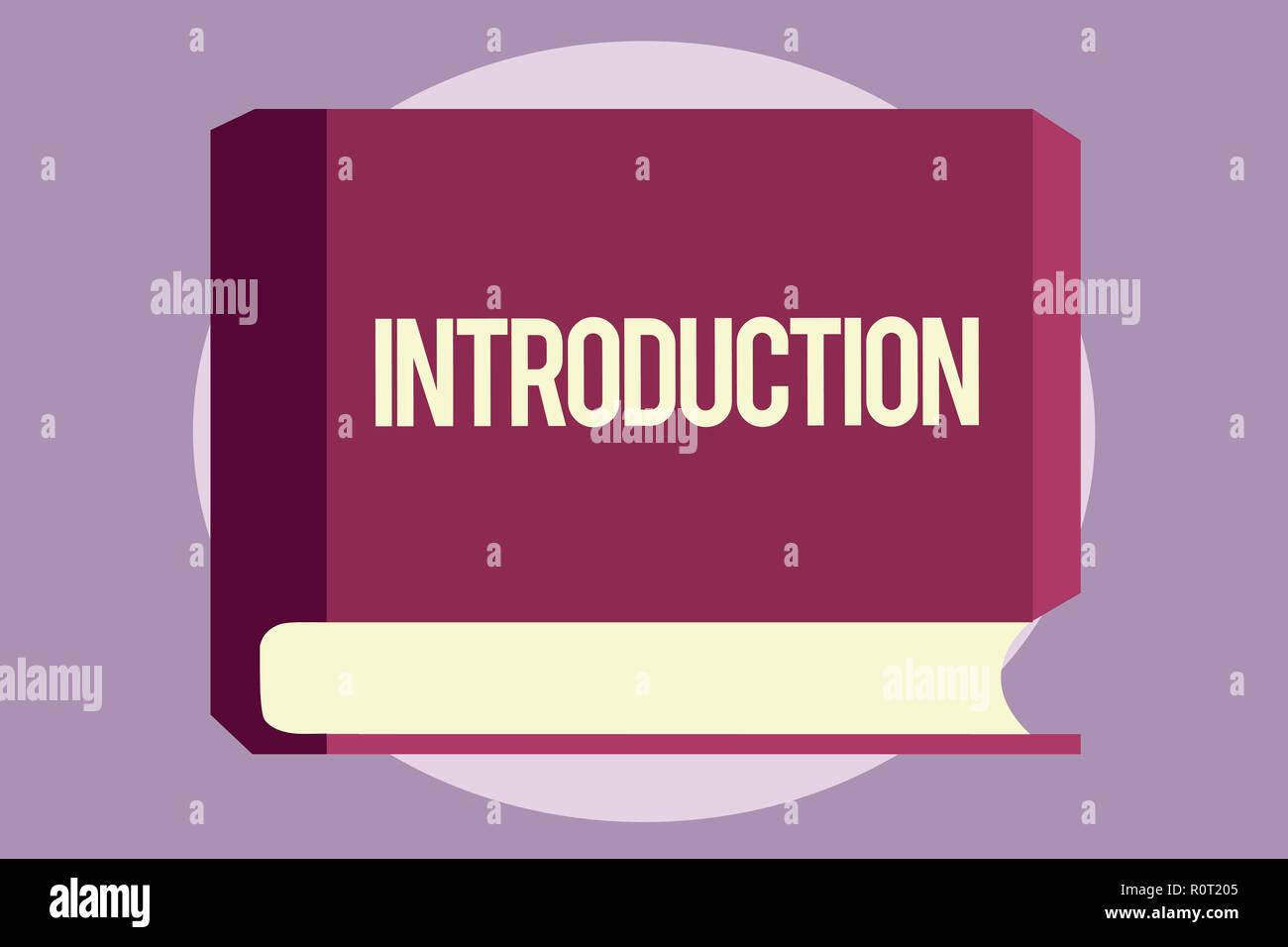 Conceptual hand writing showing Introduction. Business photo text First ...