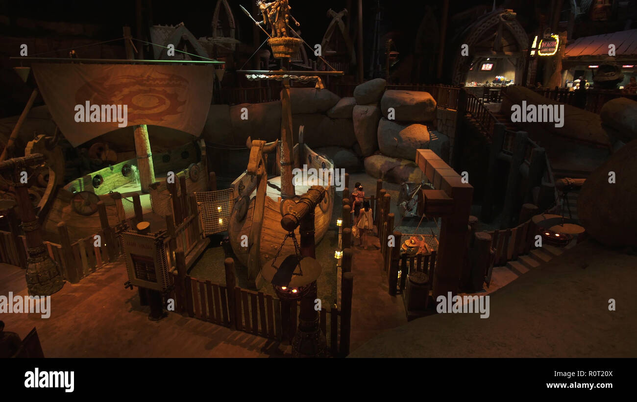 Territory of the amusement Dragon in DreamWorks in Motiongate at Dubai ...