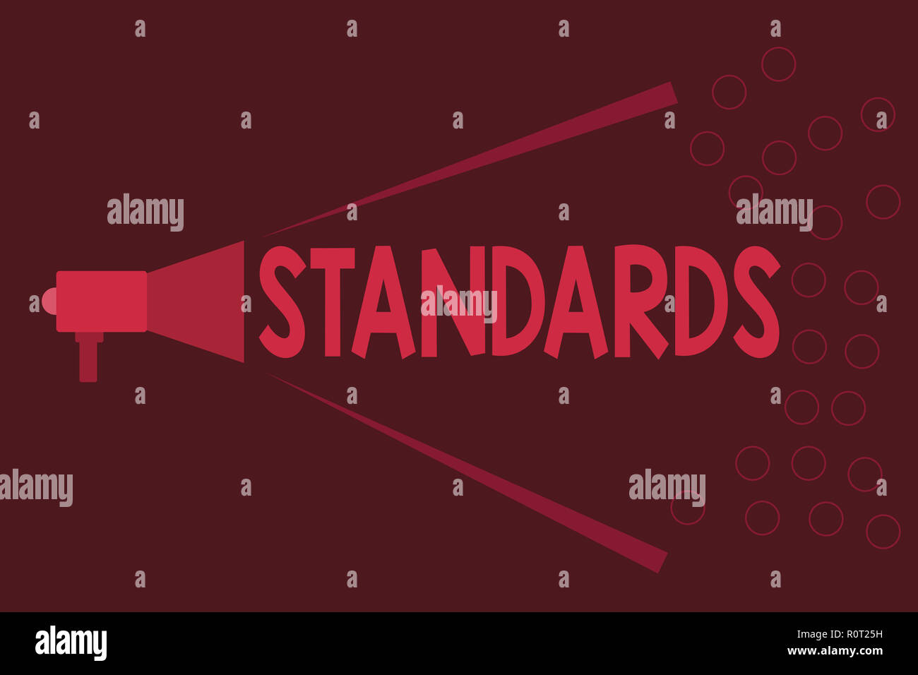 Word writing text Standards. Business concept for Level of quality ...