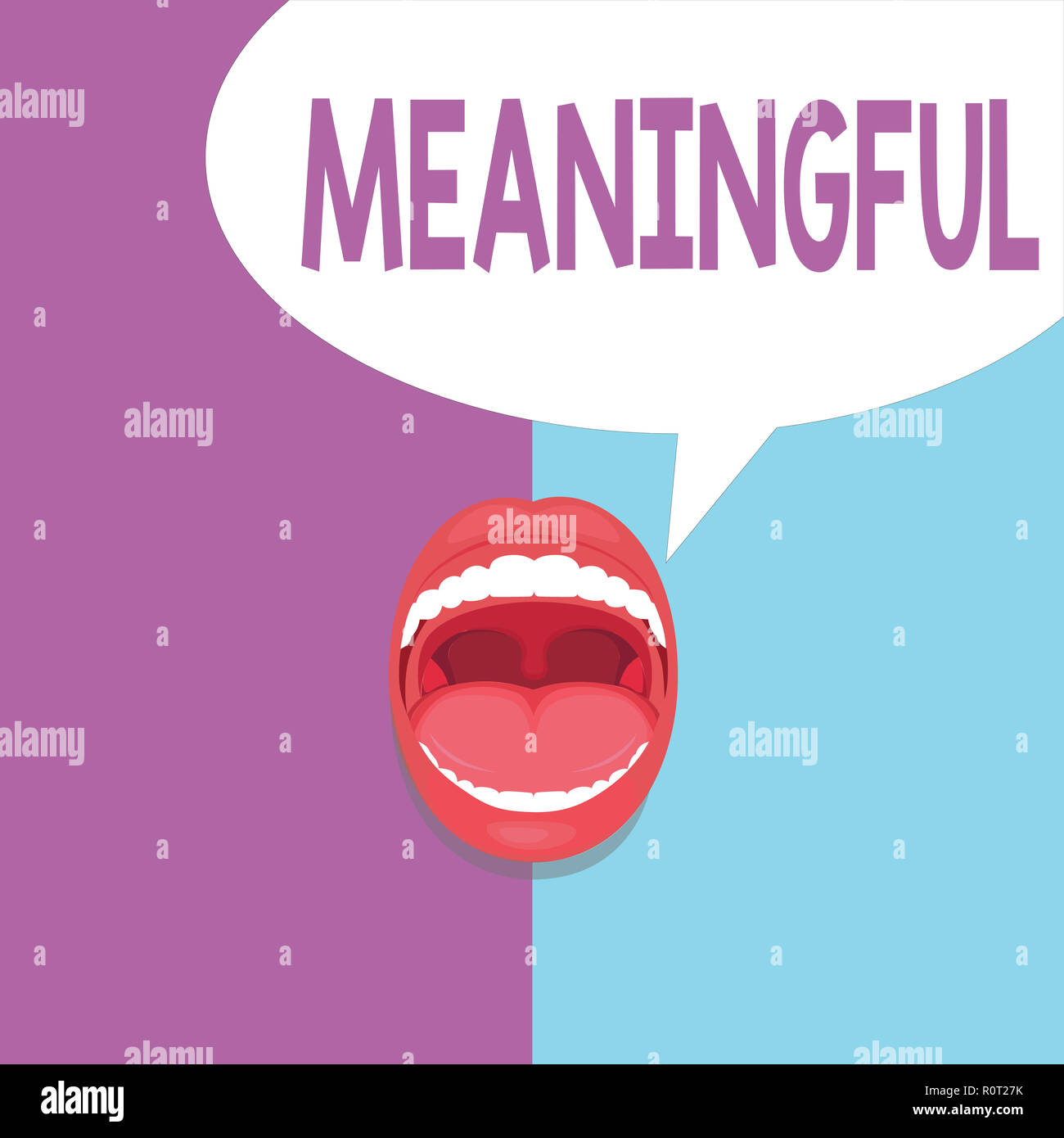 Text sign showing Meaningful. Conceptual photo Having meaning ...