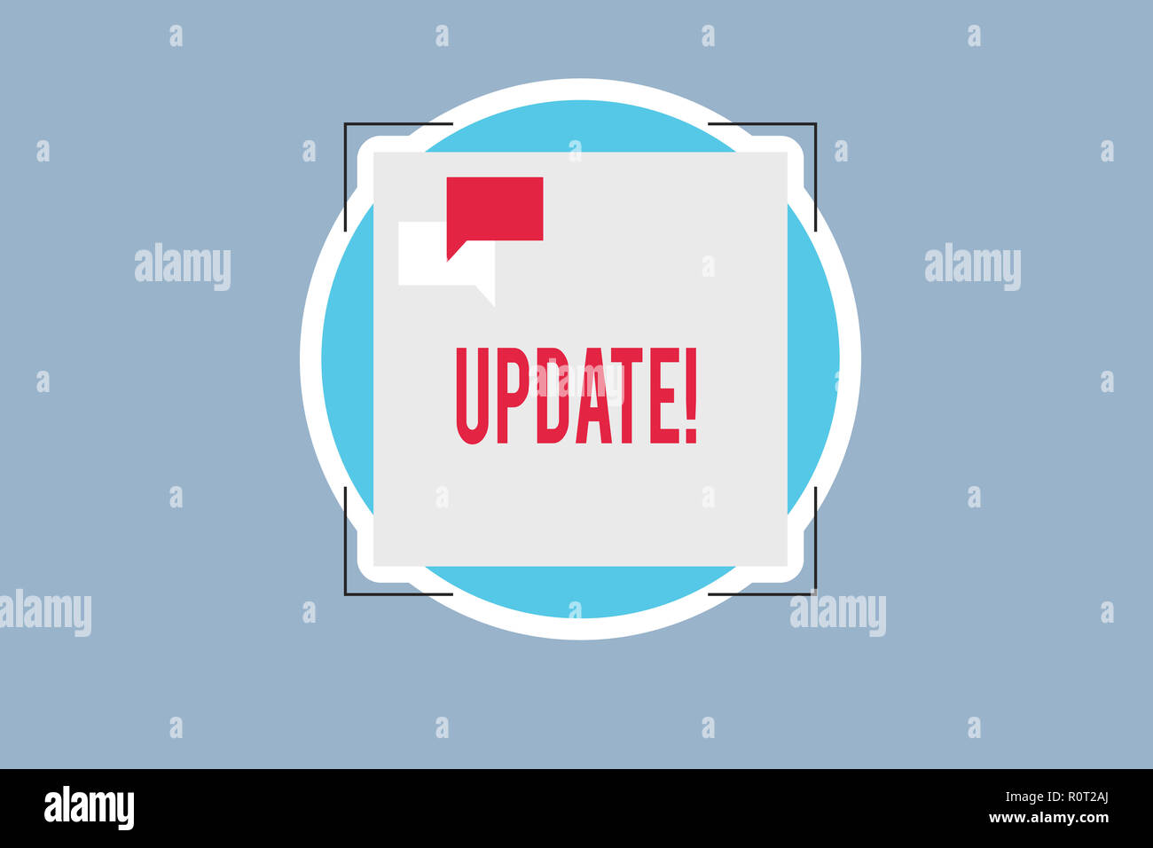 Handwriting text Update. Concept meaning Up to date Make something more ...