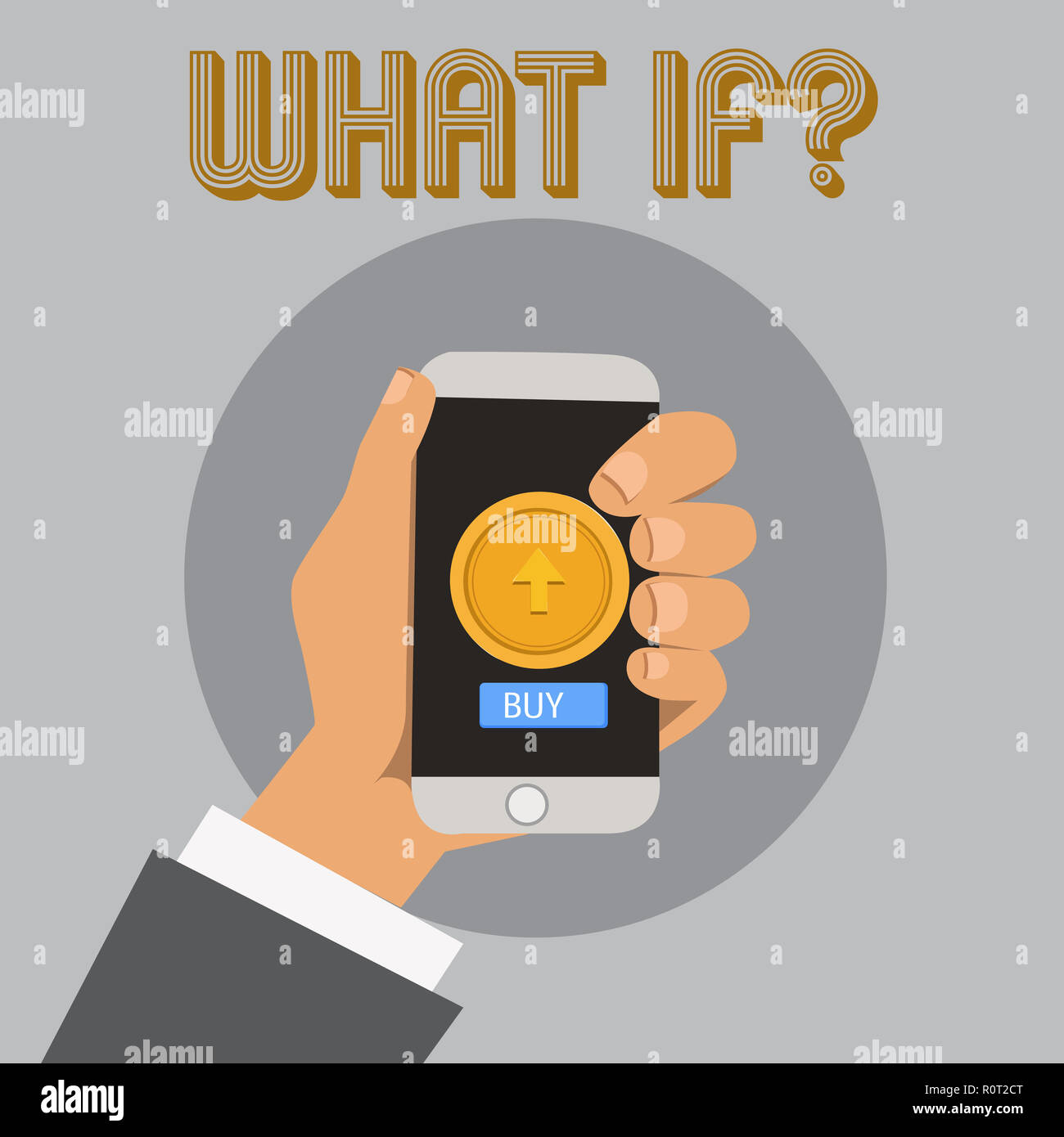 Text sign showing What If question. Conceptual photo Study all ...