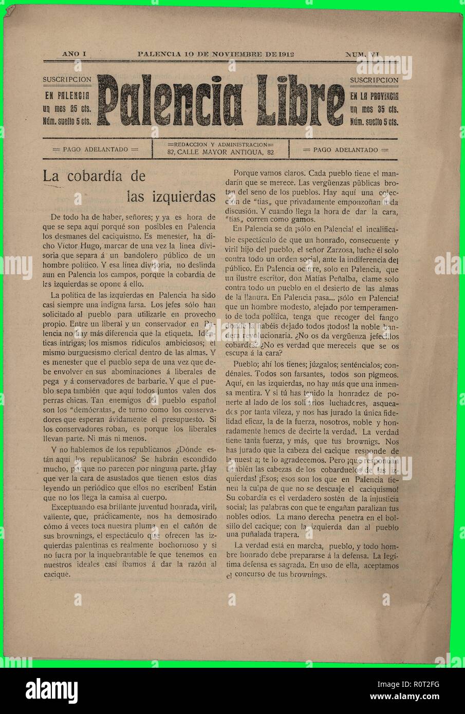 La Portada De El Peridico Del 20 De Octubre Del 2019