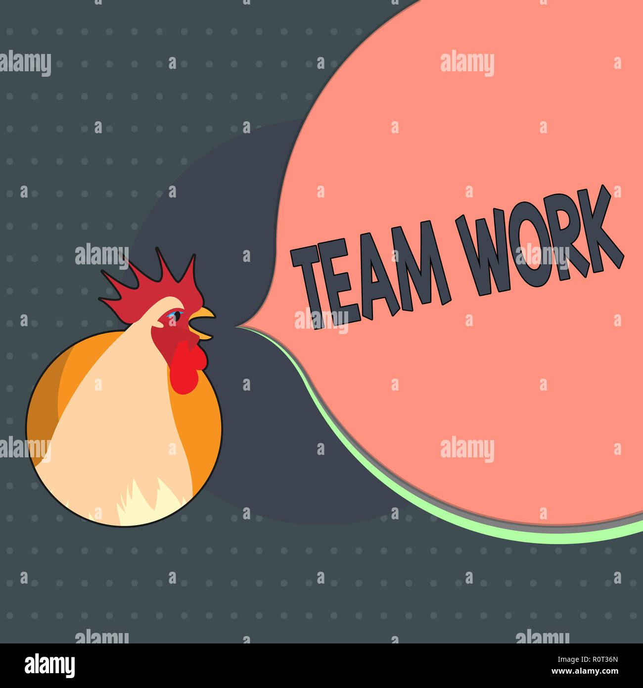 Text sign showing Team Work. Conceptual photo Combined action of a ...