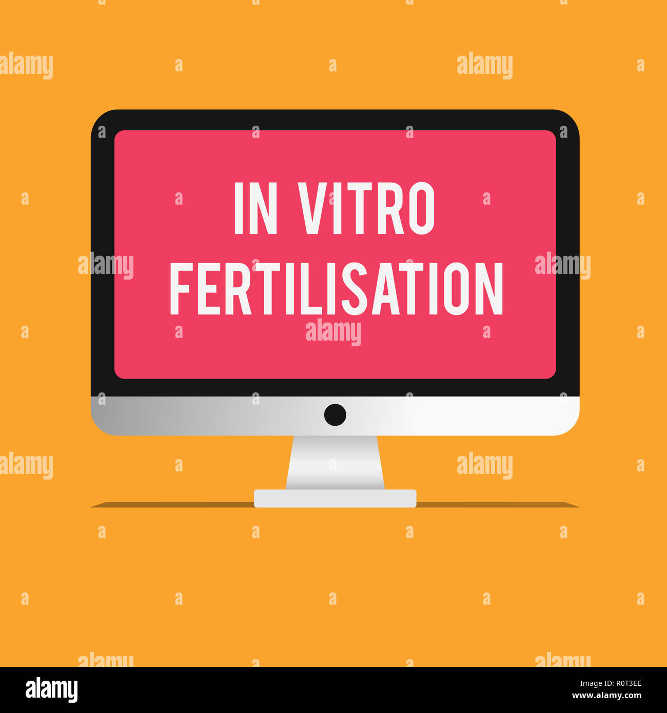 Writing note showing In Vitro Fertilisation. Business photo showcasing ...