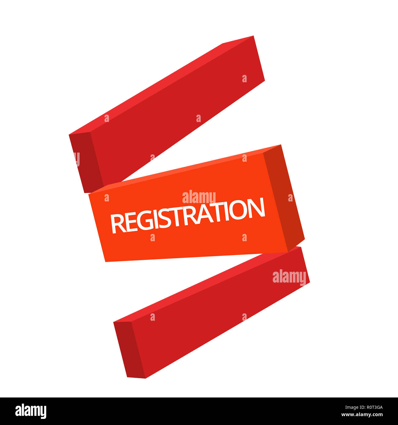 Handwriting text writing Registration. Concept meaning Action or ...