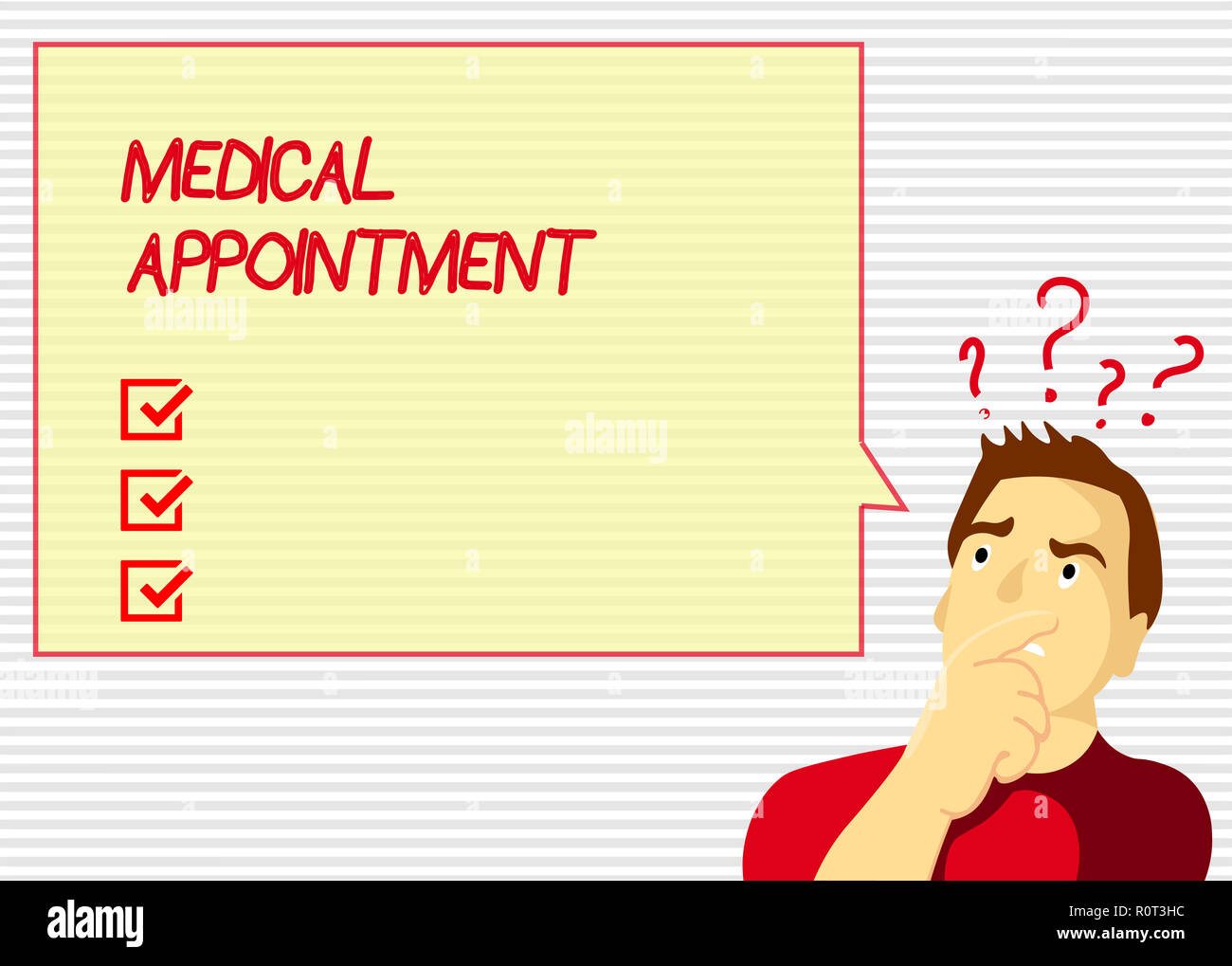 Handwriting text Medical Appointment. Concept meaning Session with a ...