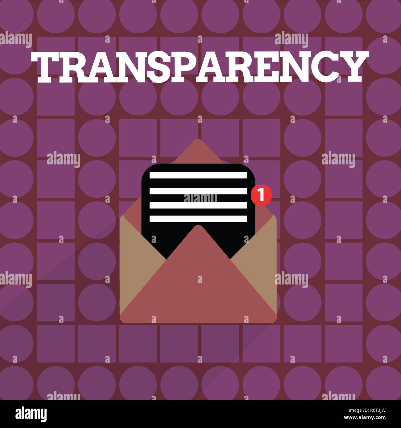 Handwriting text writing Transparency. Concept meaning Condition being ...