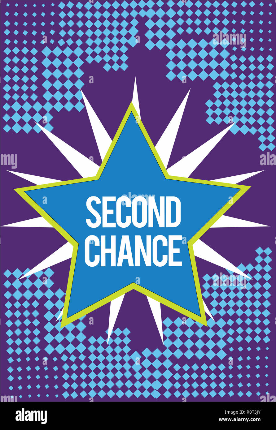 Text sign showing Second Chance. Conceptual photo Giving another shot ...