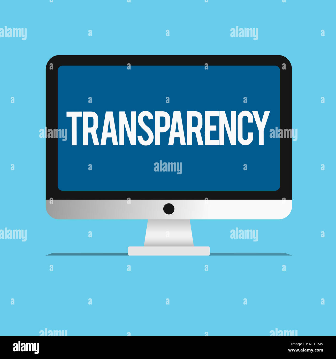 Conceptual hand writing showing Transparency. Business photo showcasing ...