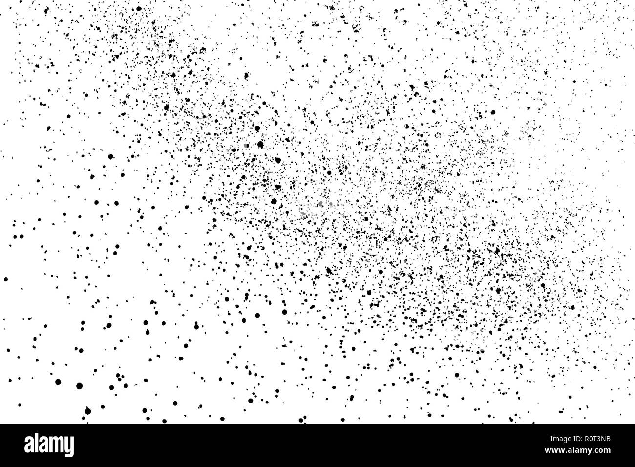 Black grainy texture isolated on white background. Distress overlay ...