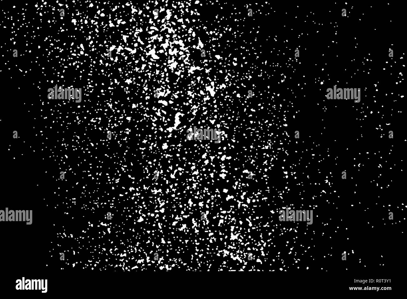 Grain abstract texture isolated on black background. Noise design ...