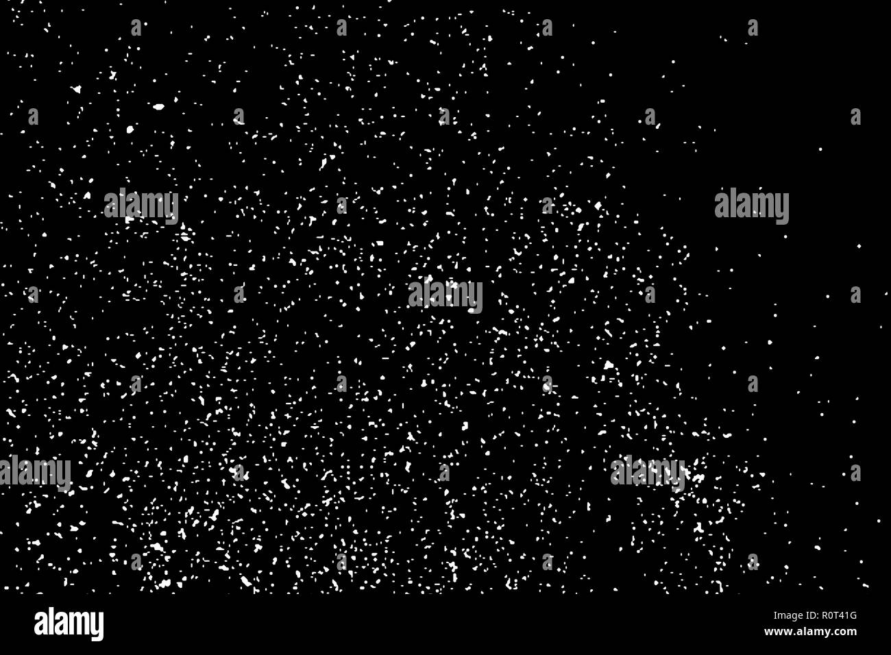 Grain abstract texture isolated on black background. Noise design ...