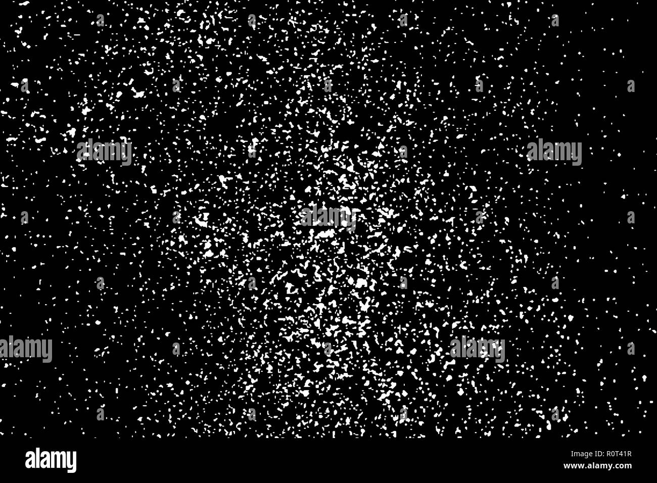 Grain abstract texture isolated on black background. Noise design ...