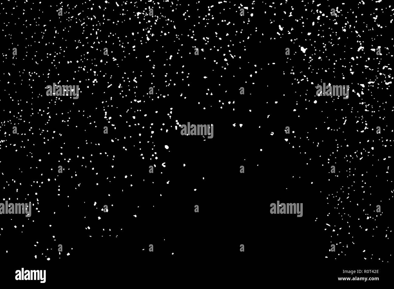 Grain abstract texture isolated on black background. Noise design ...