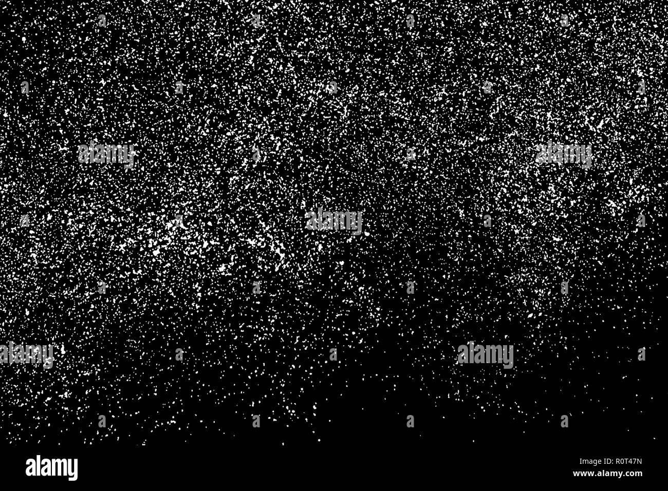 Grainy abstract texture on black background. Snowflakes design element ...