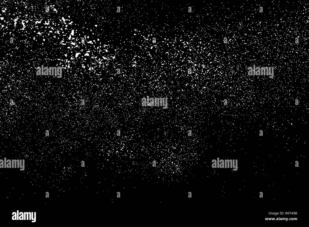 Grainy abstract texture on black background. Snowflakes design element ...