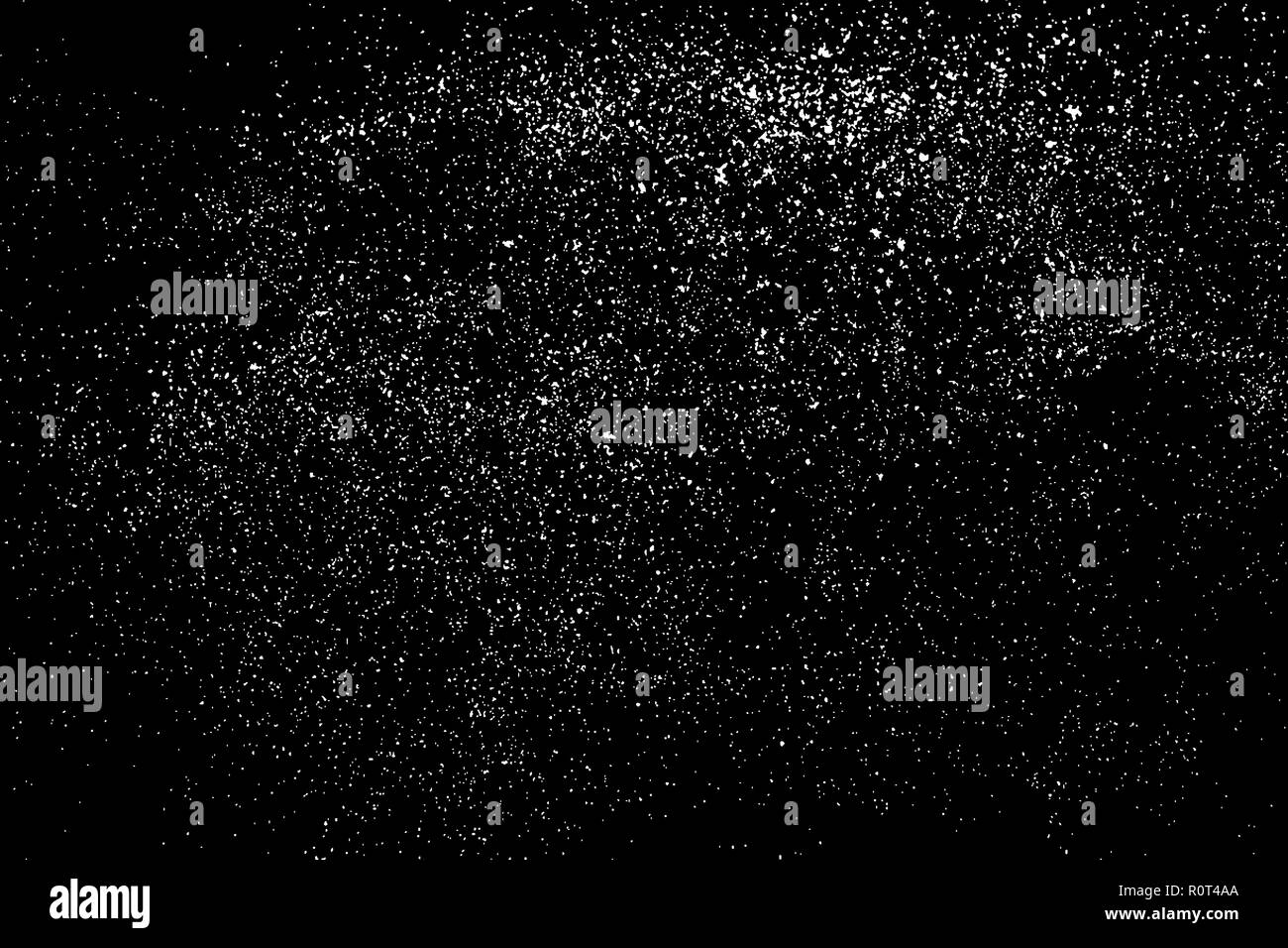 Grainy abstract texture on black background. Snowflakes design element ...