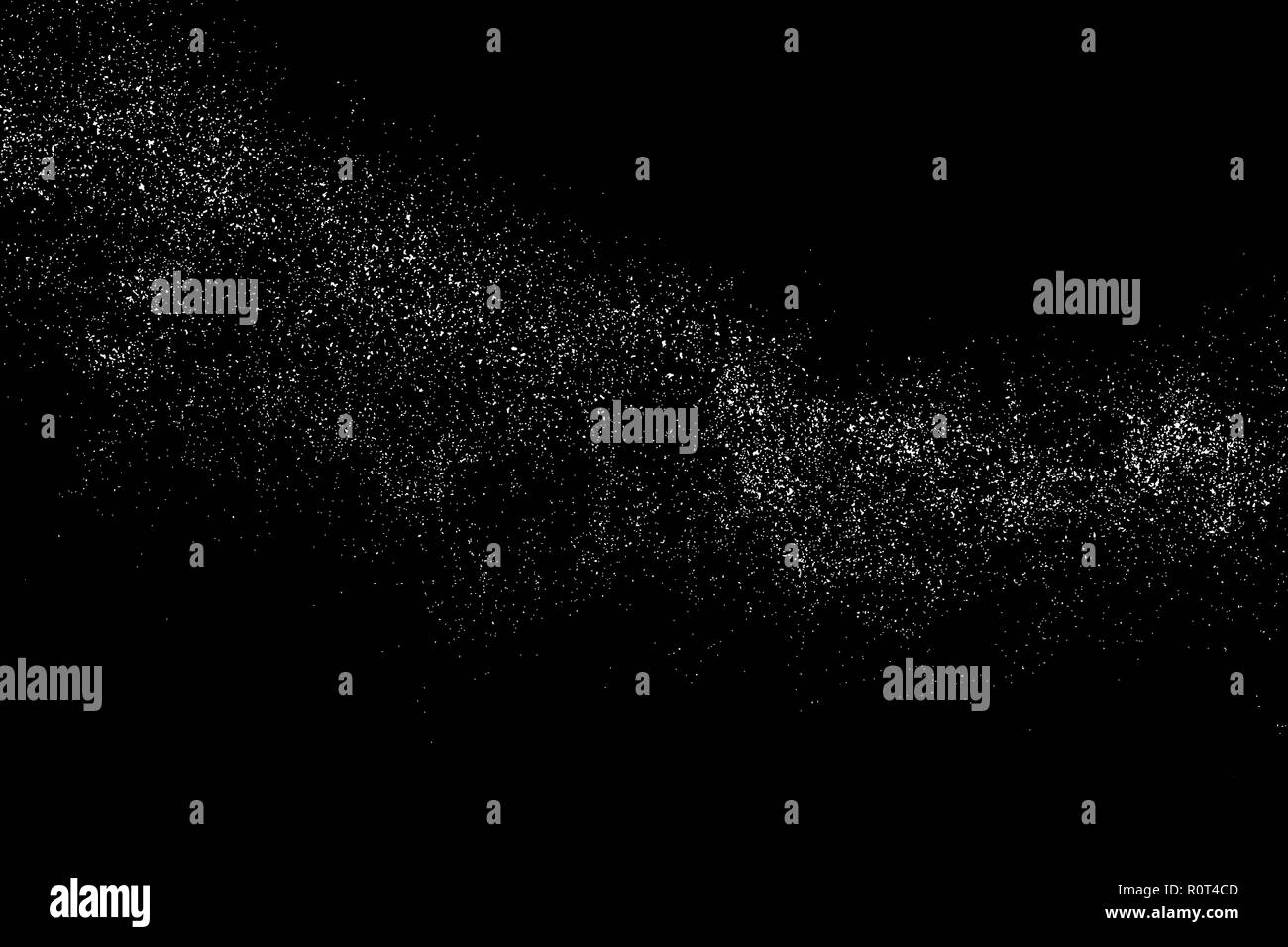 Grainy abstract texture on black background. Snowflakes design element ...