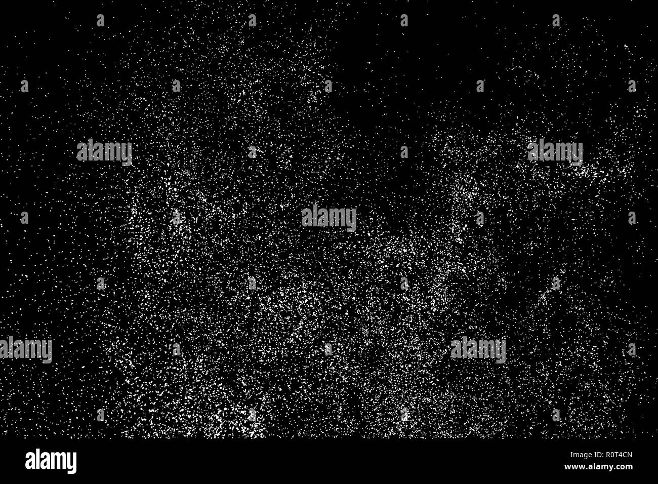Grainy abstract texture on black background. Snowflakes design element ...