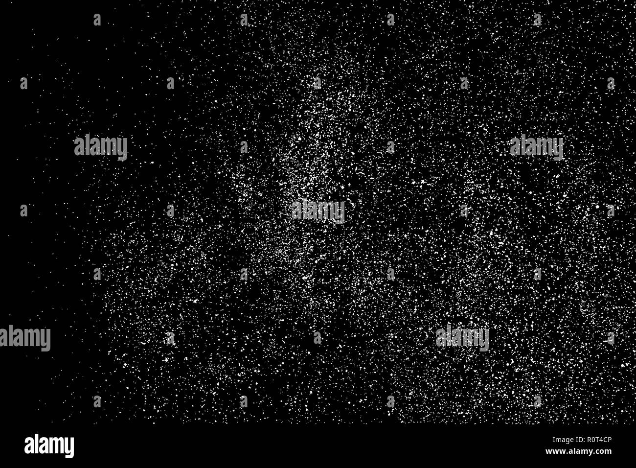 Grainy abstract texture on black background. Snowflakes design element ...