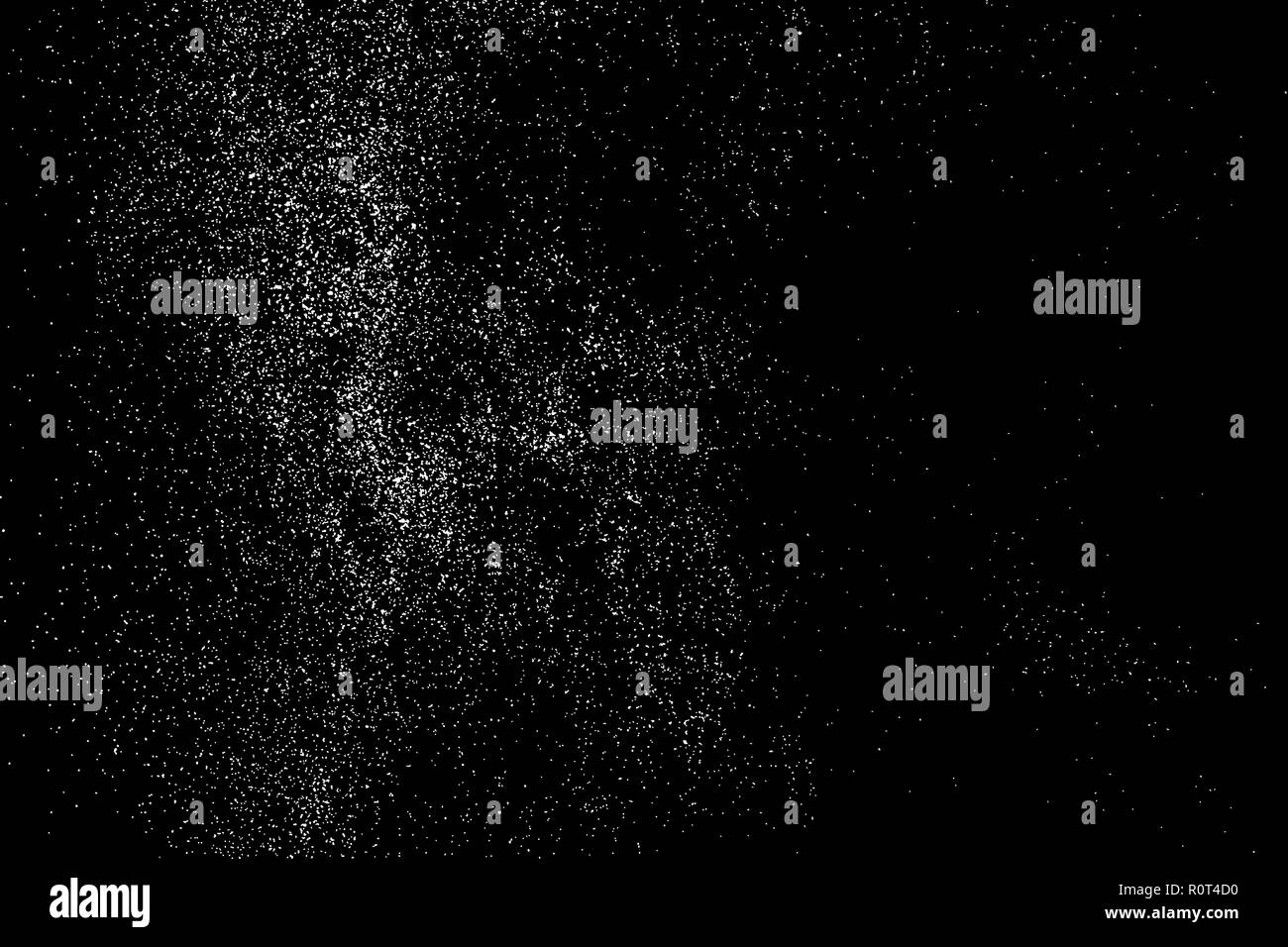 Grainy abstract texture on black background. Snowflakes design element ...