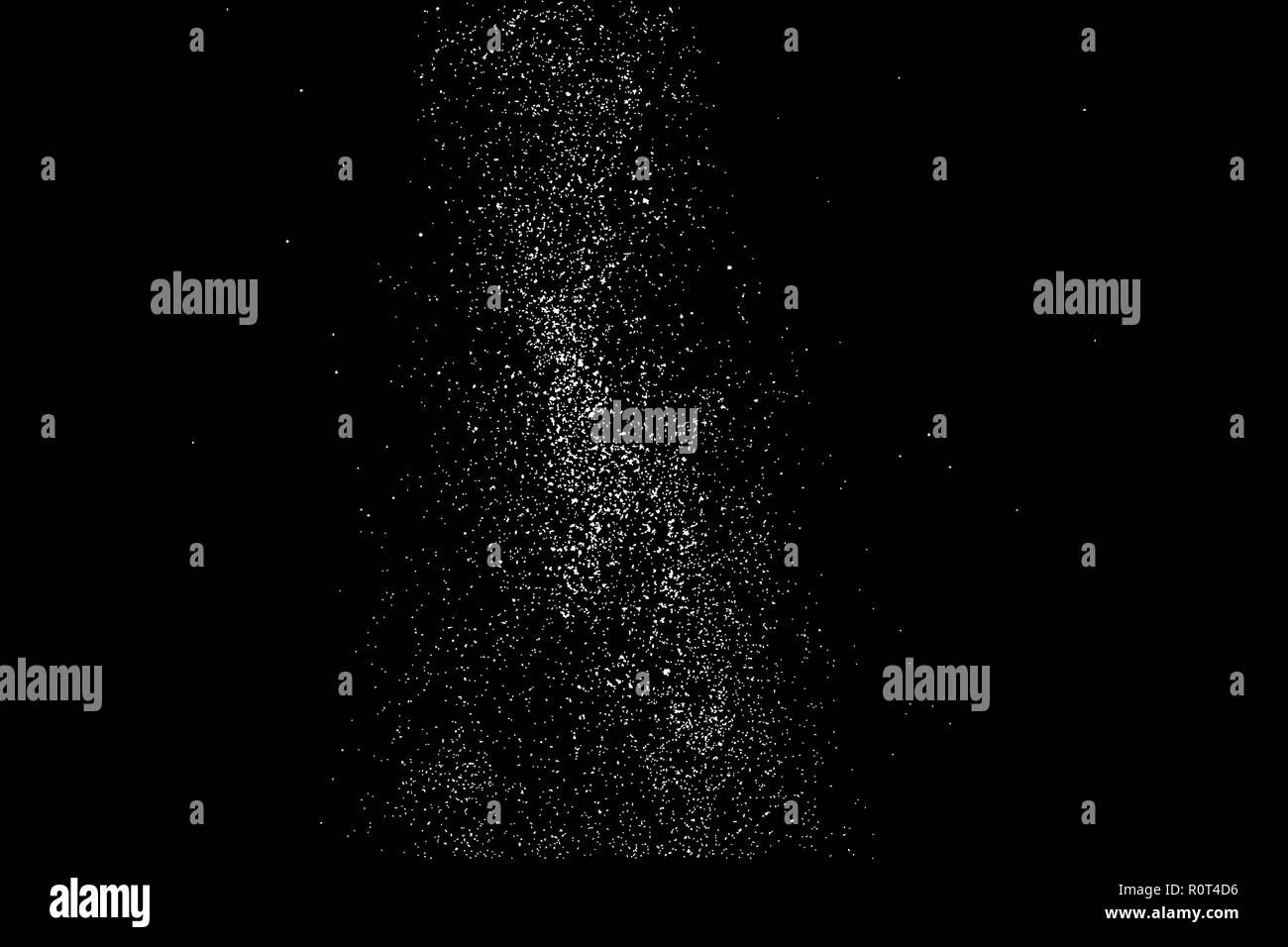 Grainy abstract texture on black background. Snowflakes design element ...