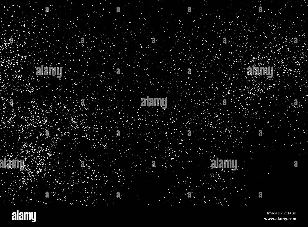 Grainy abstract texture on black background. Snowflakes design element ...