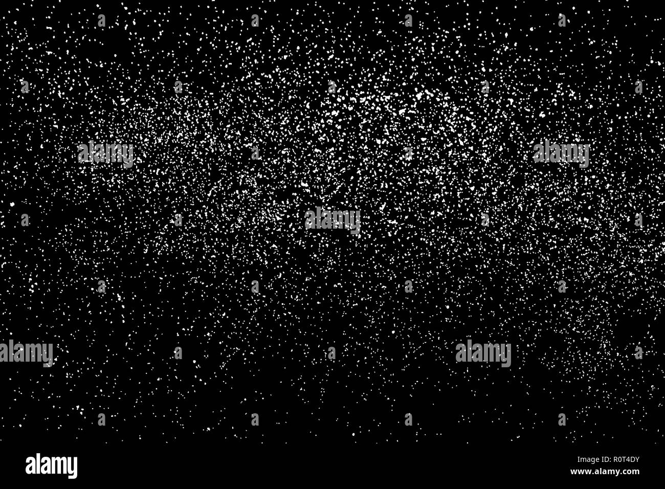 Grainy abstract texture on black background. Snowflakes design element ...