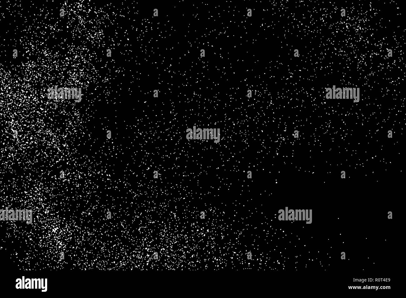 Grainy abstract texture on black background. Snowflakes design element ...