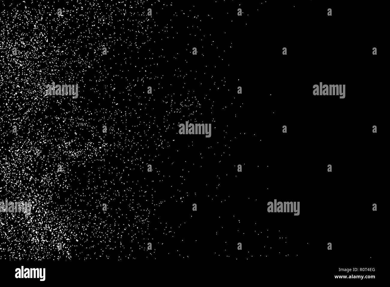 Grainy abstract texture on black background. Snowflakes design element ...