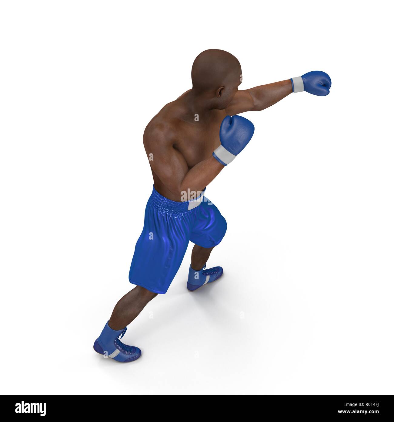 Strong body african male boxer Cut Out Stock Images & Pictures - Alamy
