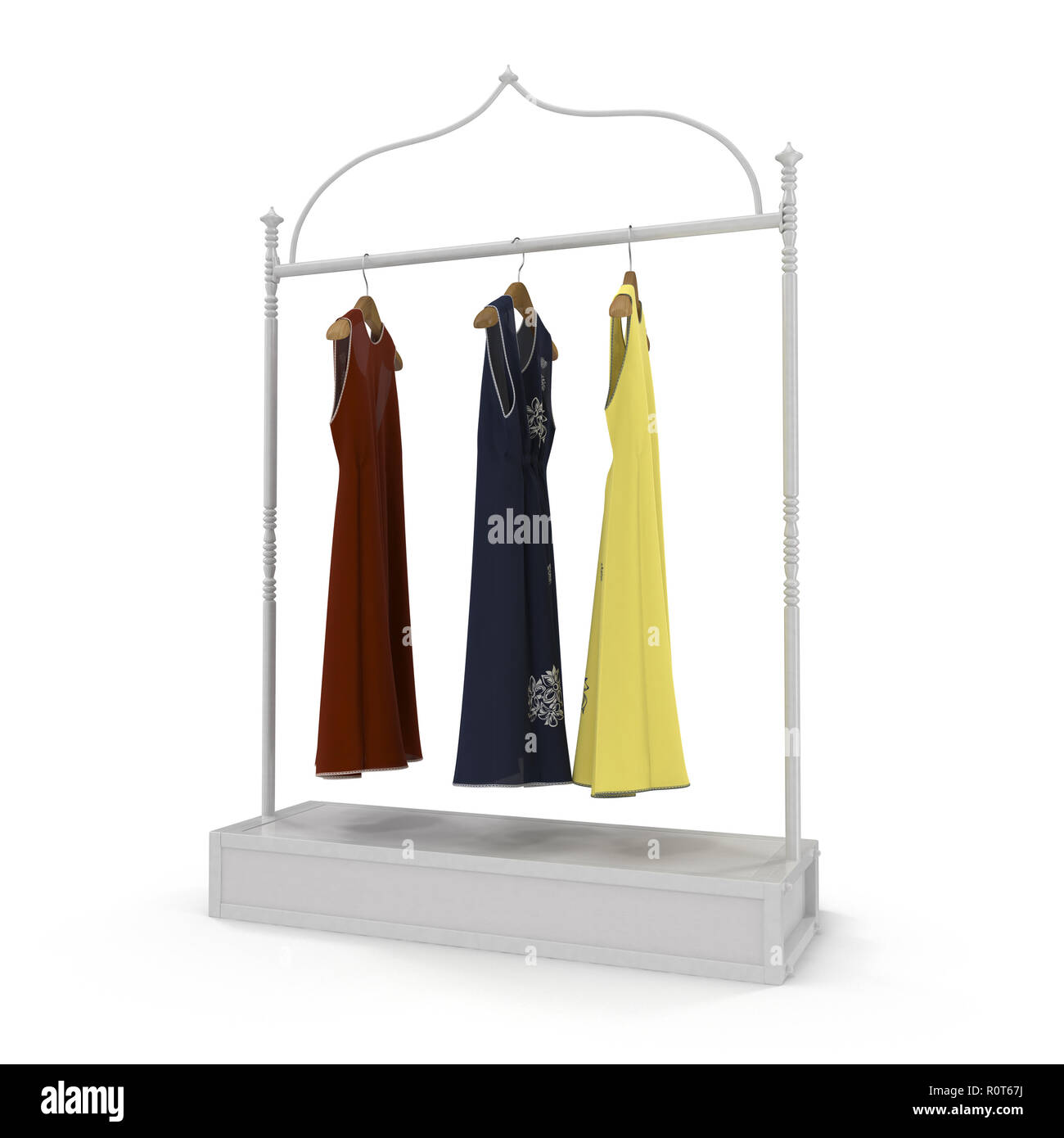 Iron clothing rack hi-res stock photography and images - Alamy