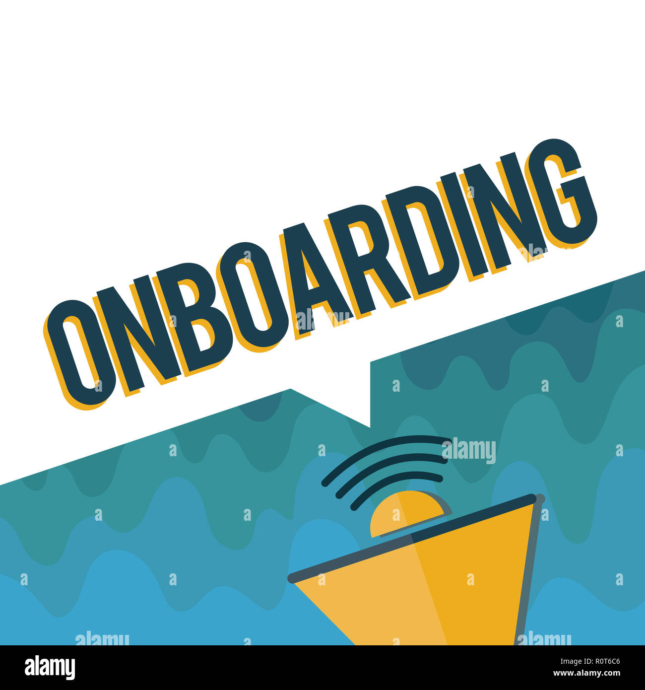 Handwriting text Onboarding. Concept meaning Action Process of ... Handwriting text Onboarding. Concept meaning Action Process of ...