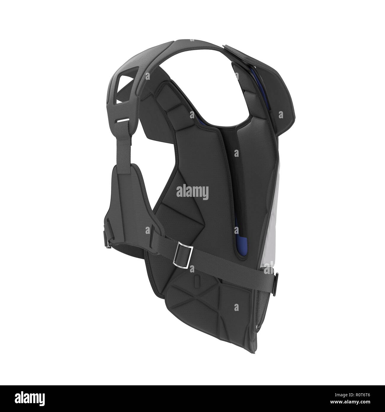 Hockey Goalie Chest Protector on white. 3D illustration Stock Photo - Alamy
