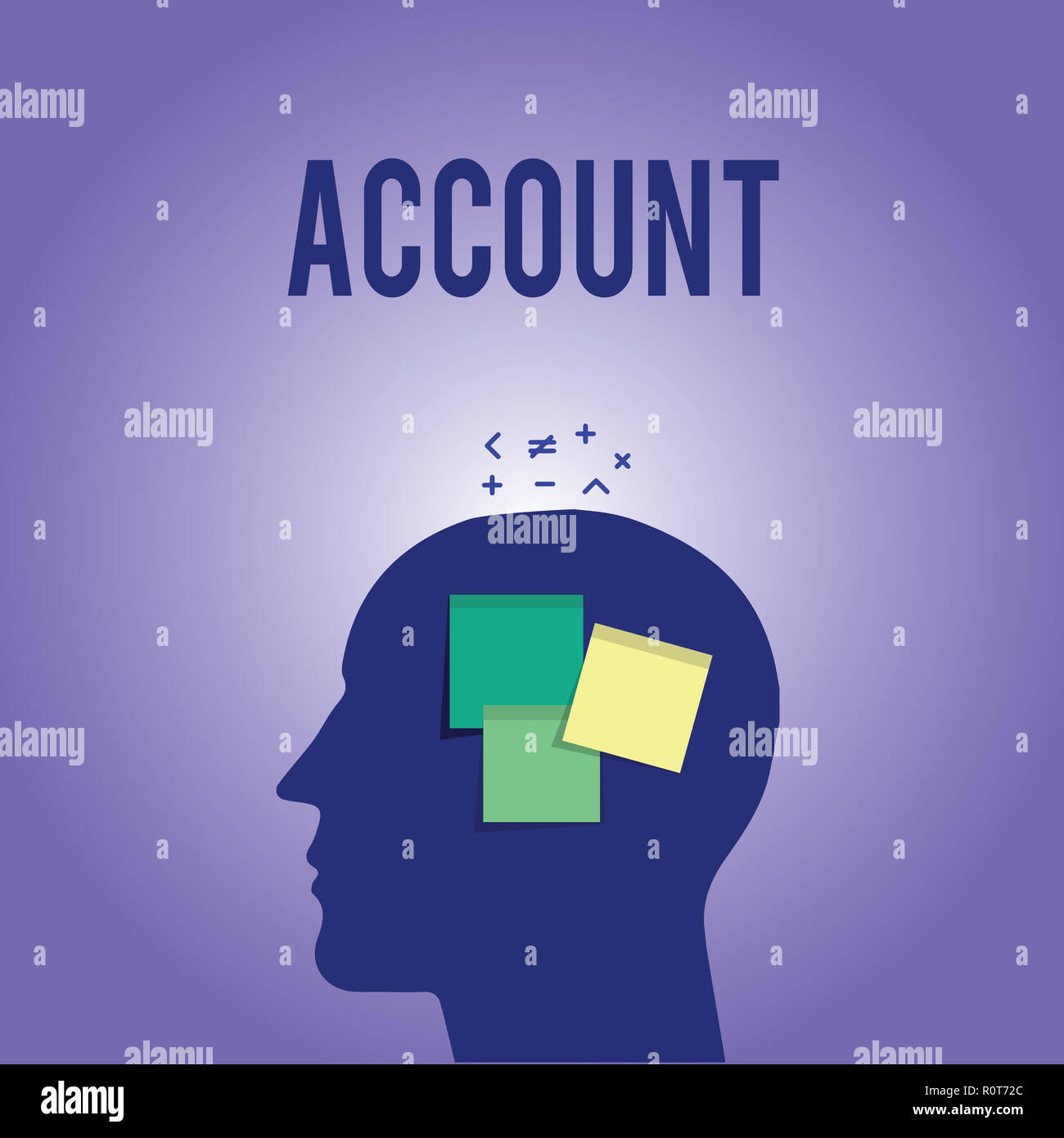 Word writing text Account. Business concept for Record Statement ...