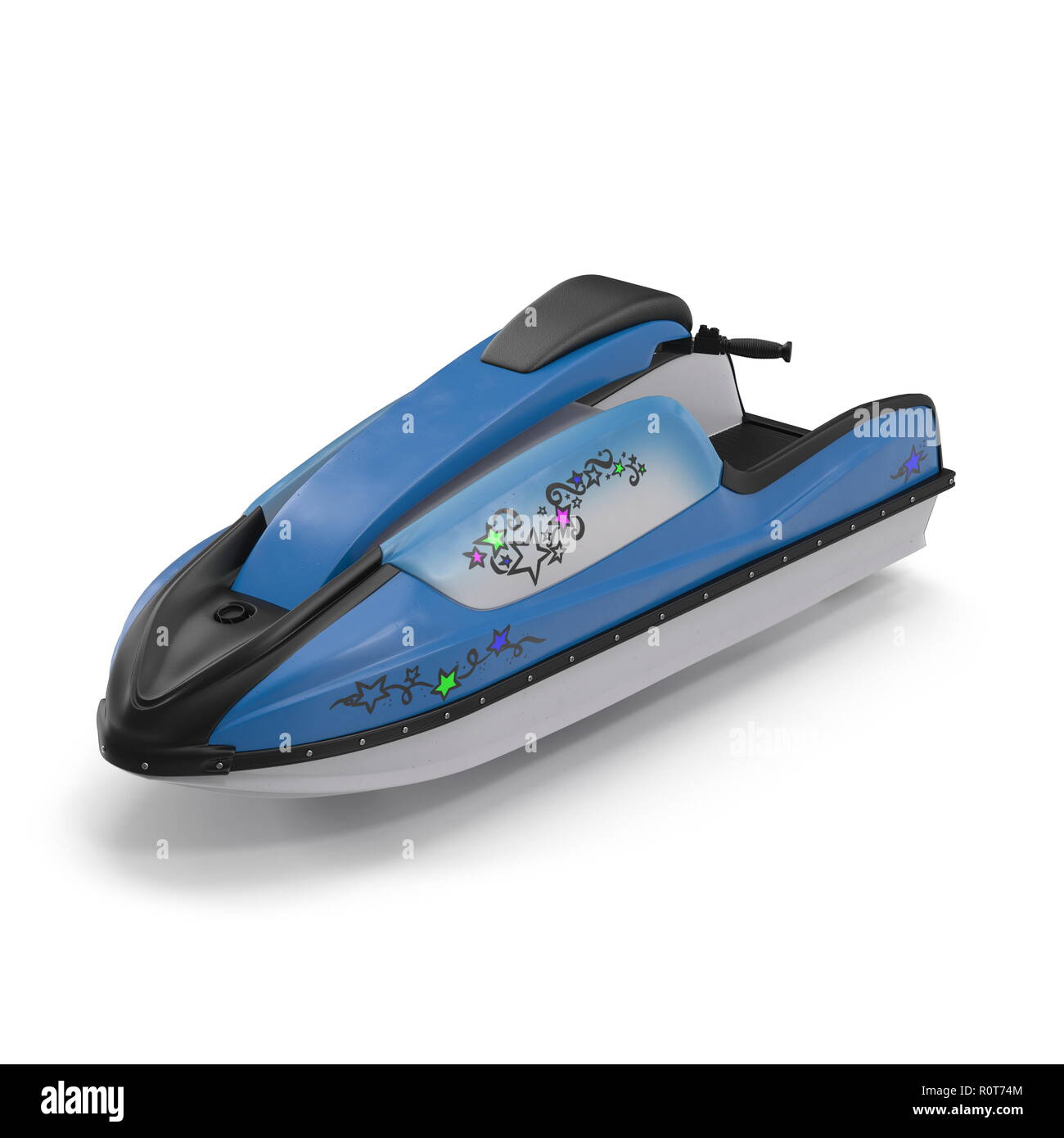 Jet boat isolated 3d hi-res stock photography and images - Alamy