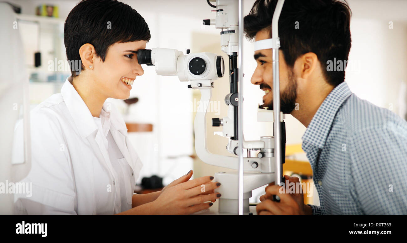 Eye Checking Machine High Resolution Stock Photography and Images - Alamy