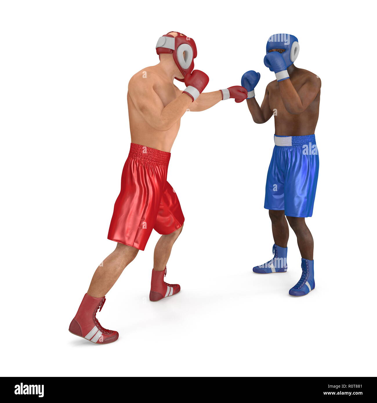 Two men boxing helmet hi-res stock photography and images - Alamy