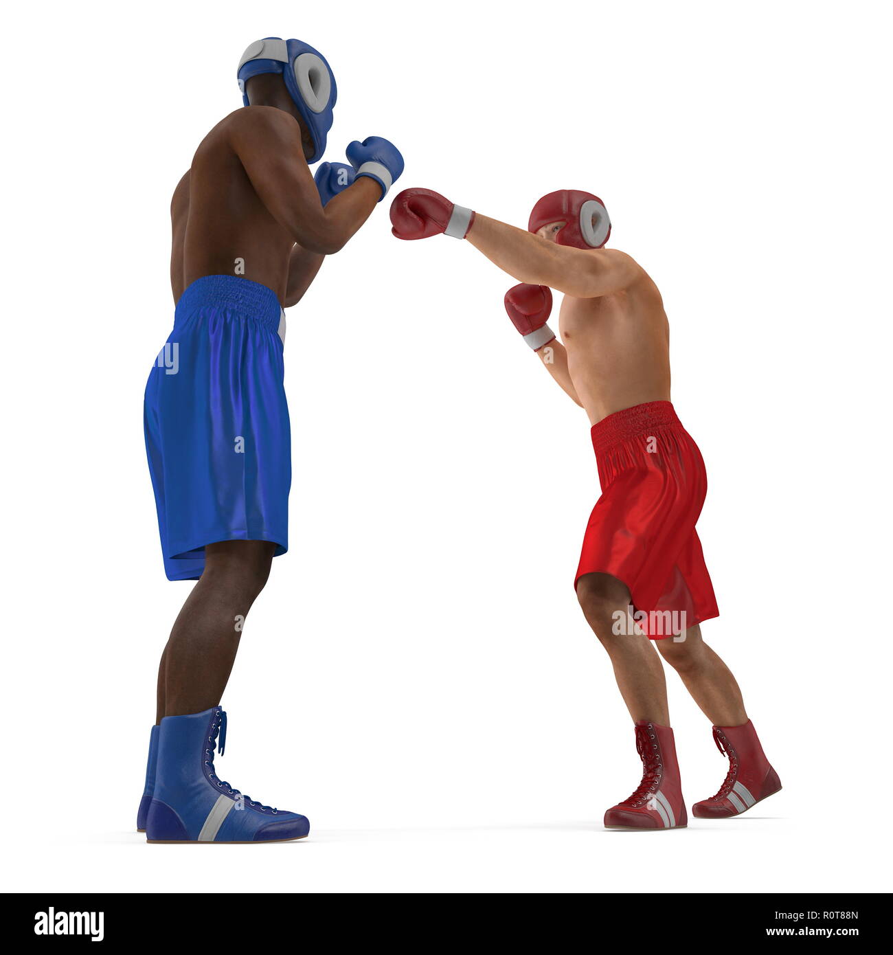 3d render mma fight cage hi-res stock photography and images - Alamy