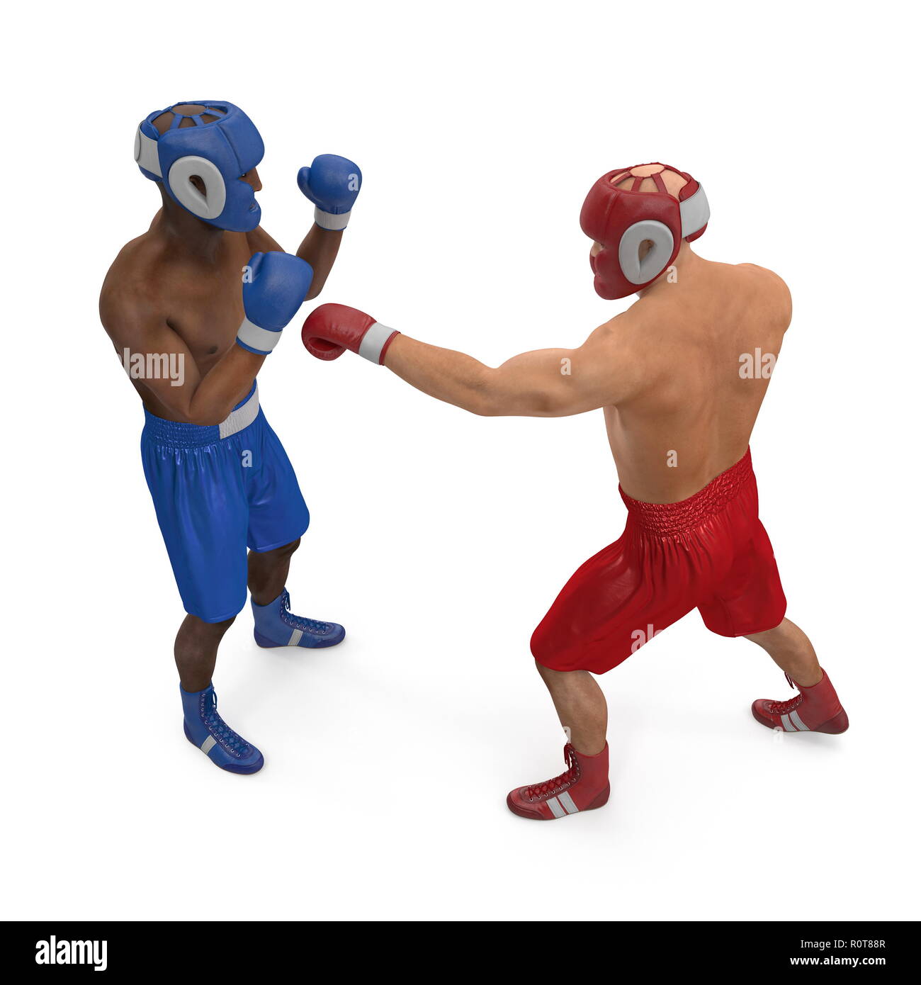 3d render mma fight cage hi-res stock photography and images - Alamy