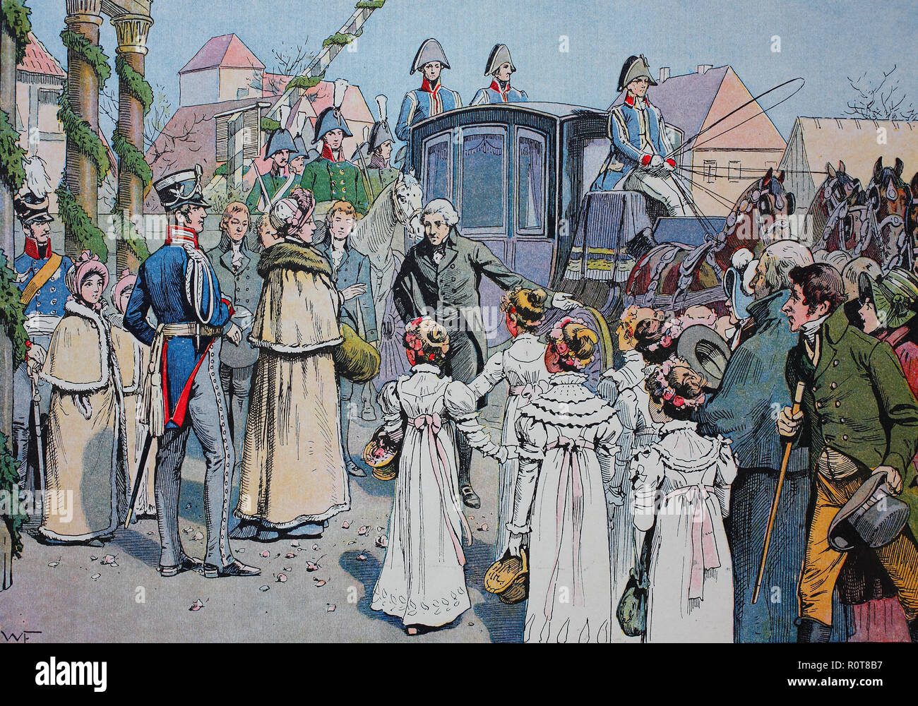 Digital improved reproduction, Duchess Louise of Mecklenburg-Strelitz ...