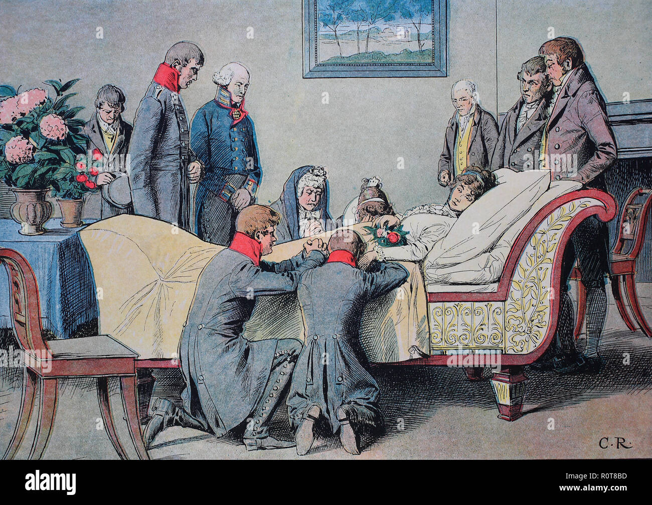 Queens deathbed hi-res stock photography and images - Alamy