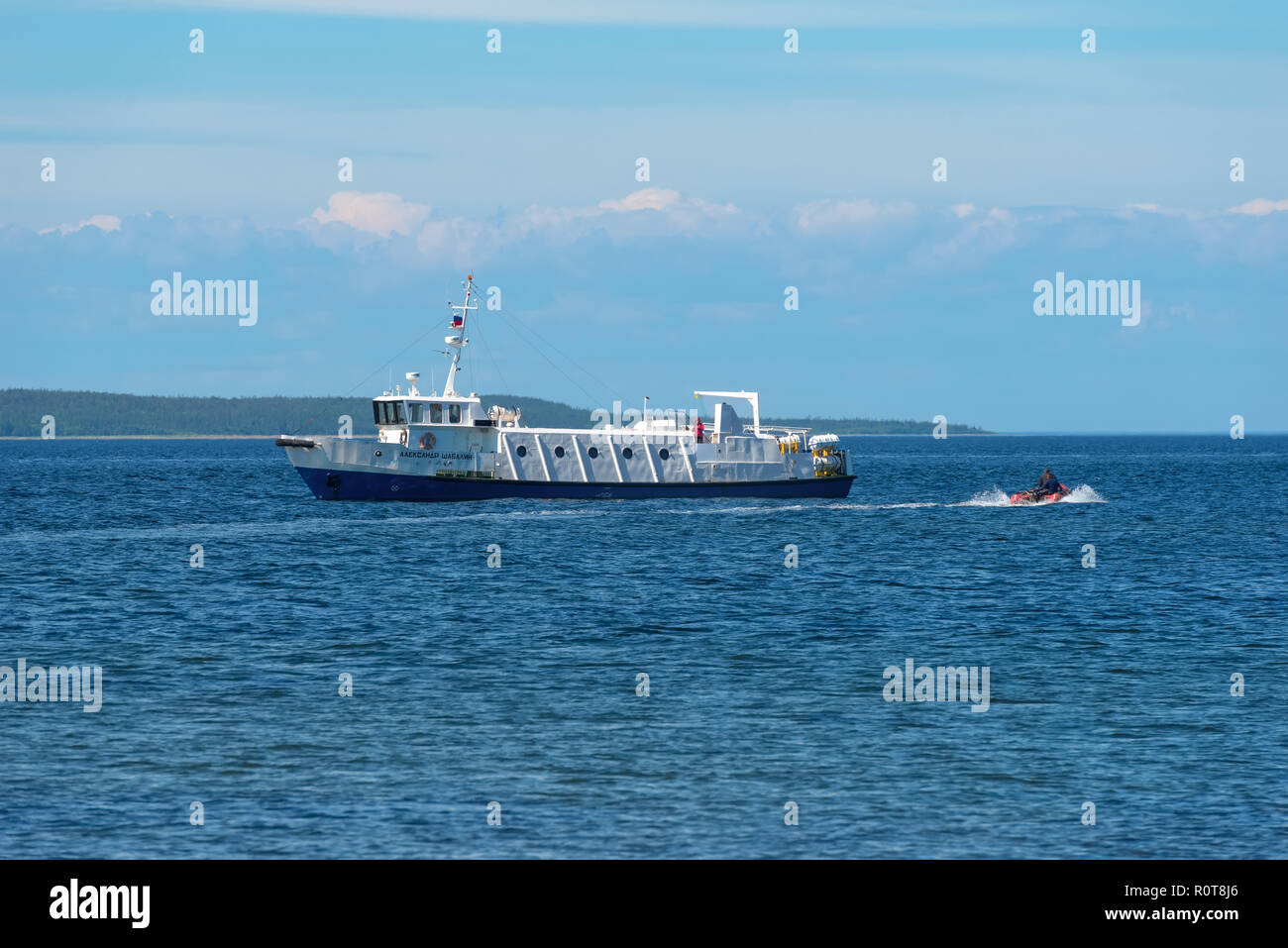 Girl on inflatable boat hi-res stock photography and images - Alamy