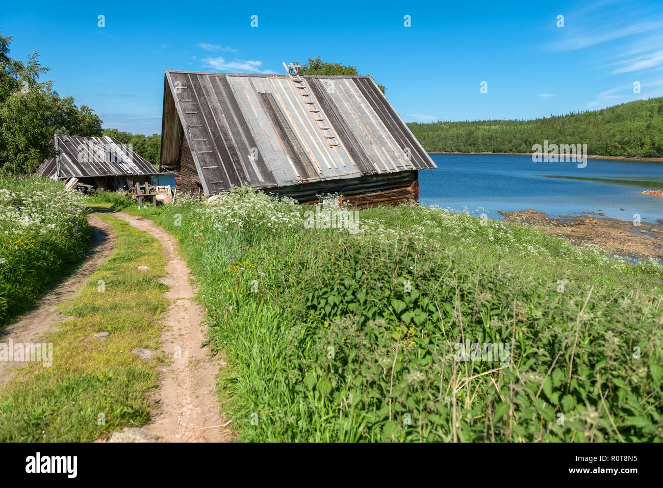 Residential building Holy Trinity Anzersky monastery of the Solovki ...