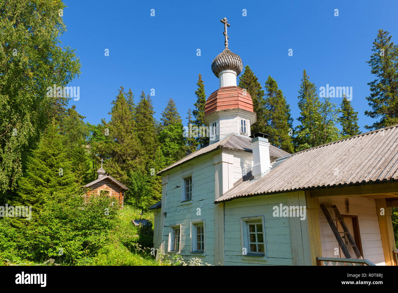 Church of the Resurrection at Mount Calvary on Anzersky Island, Solovki ...