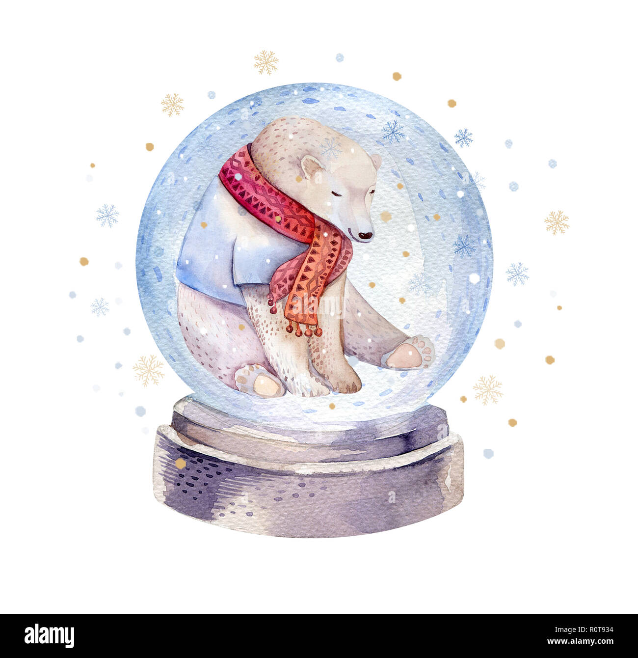 Watercolor Polar Bear