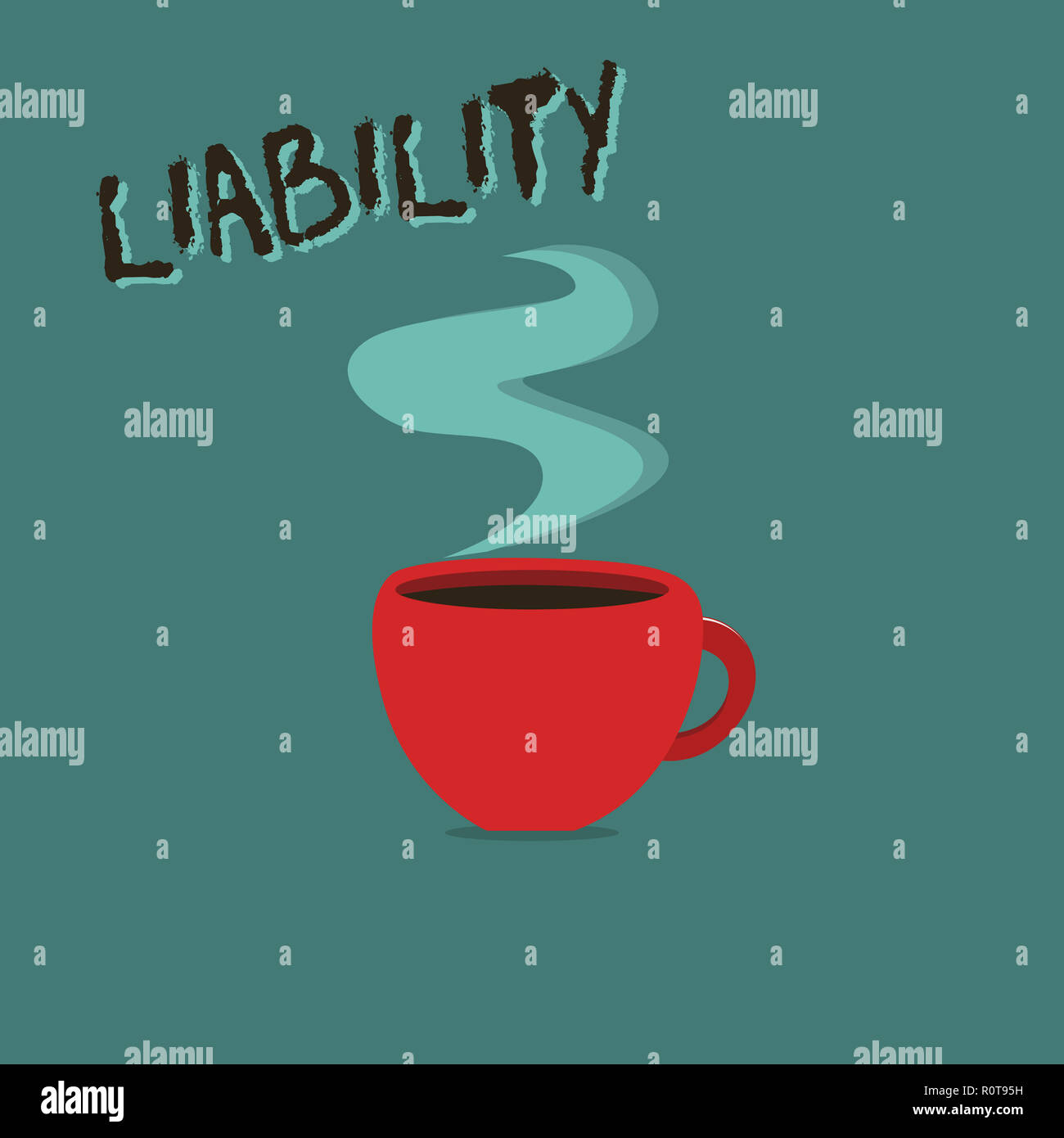 Conceptual hand writing showing Liability. Business photo showcasing ...