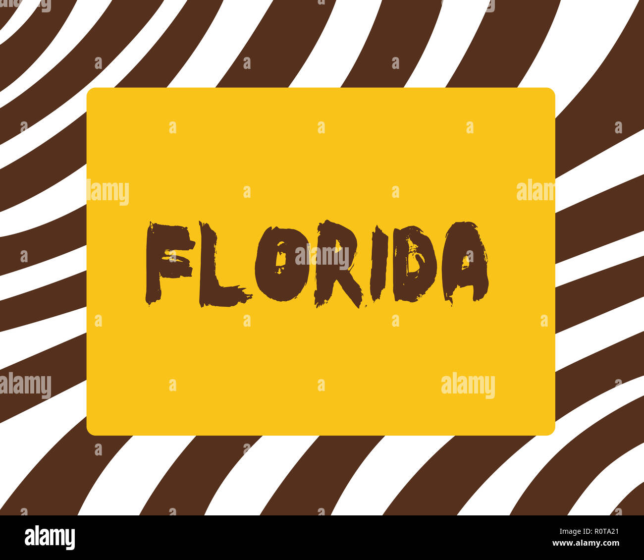 Conceptual hand writing showing Florida. Business photo text State in ...