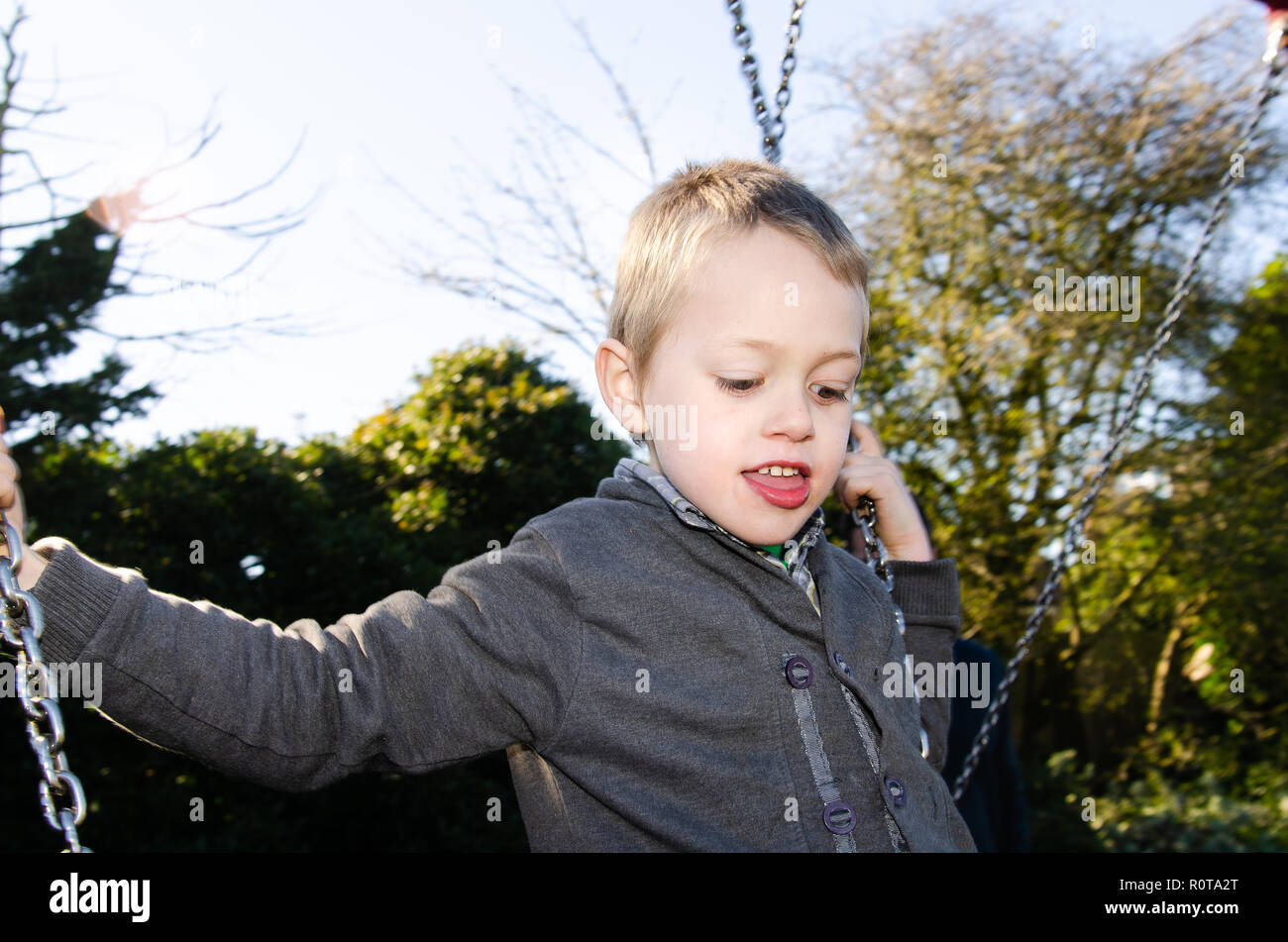 Autistic boy hi-res stock photography and images - Alamy